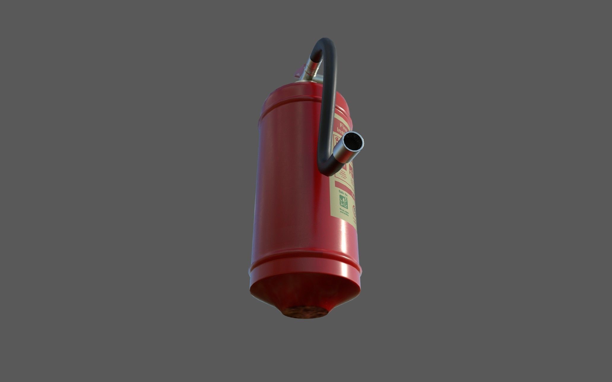 3D model Fire extinguisher - Halon VR / AR / low-poly | CGTrader