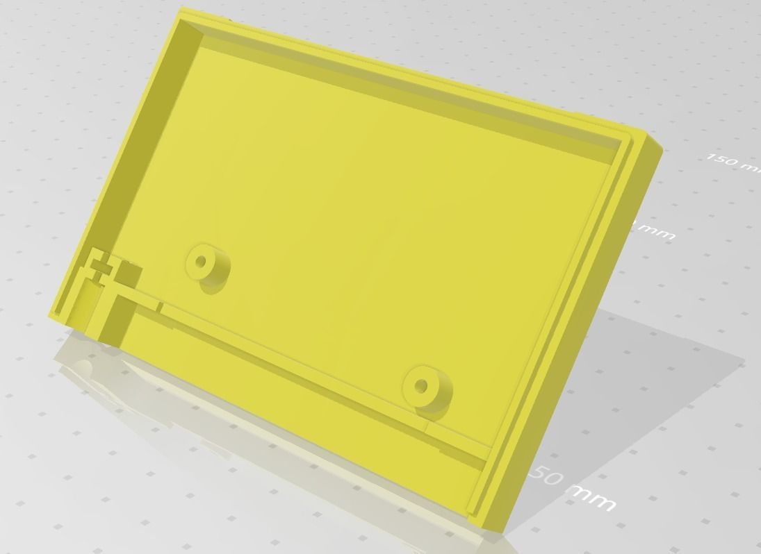 MSX cartridge shell for wide PCB - Konami dowel pillar ver free 3D ...