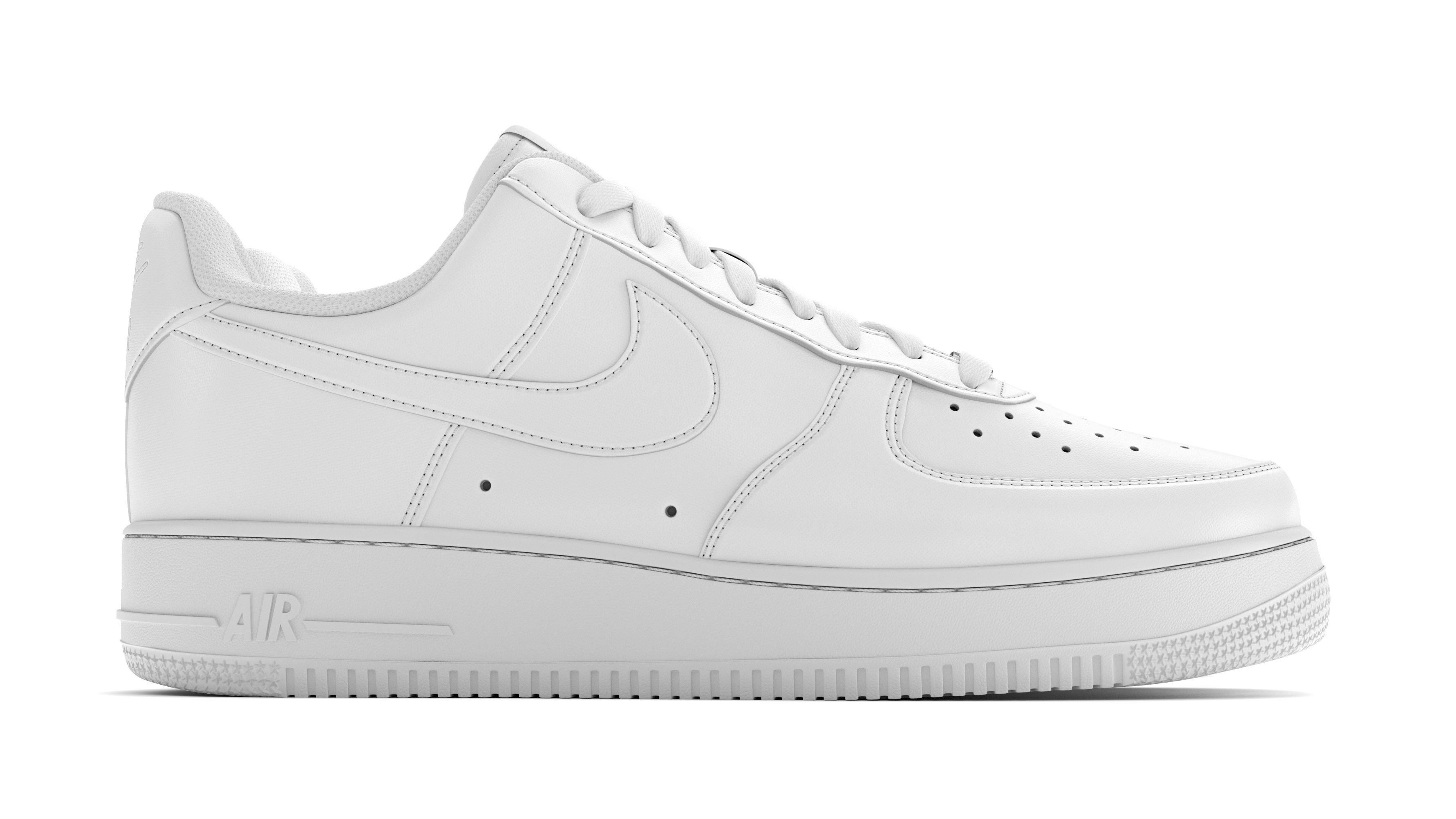 3D model Air Force 1 Low Nike PBR VR / AR / low-poly | CGTrader