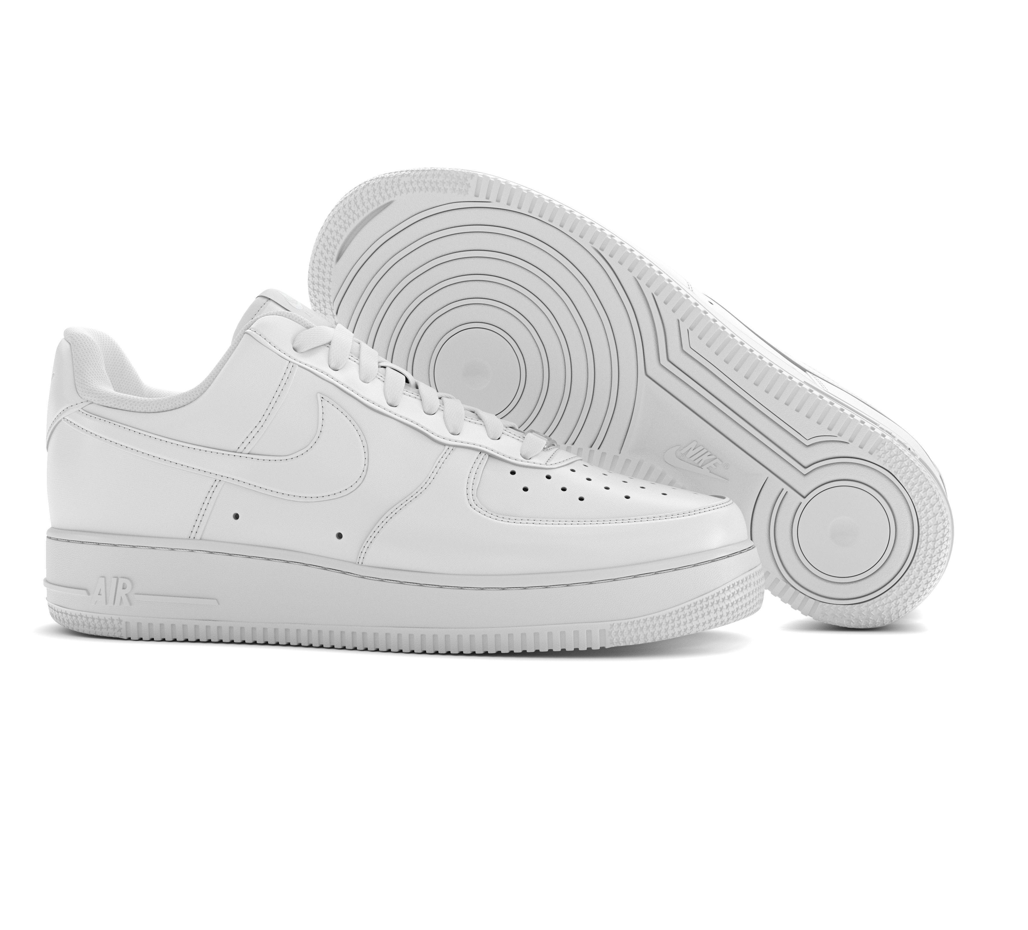 3D model Air Force 1 Low Nike PBR VR / AR / low-poly | CGTrader