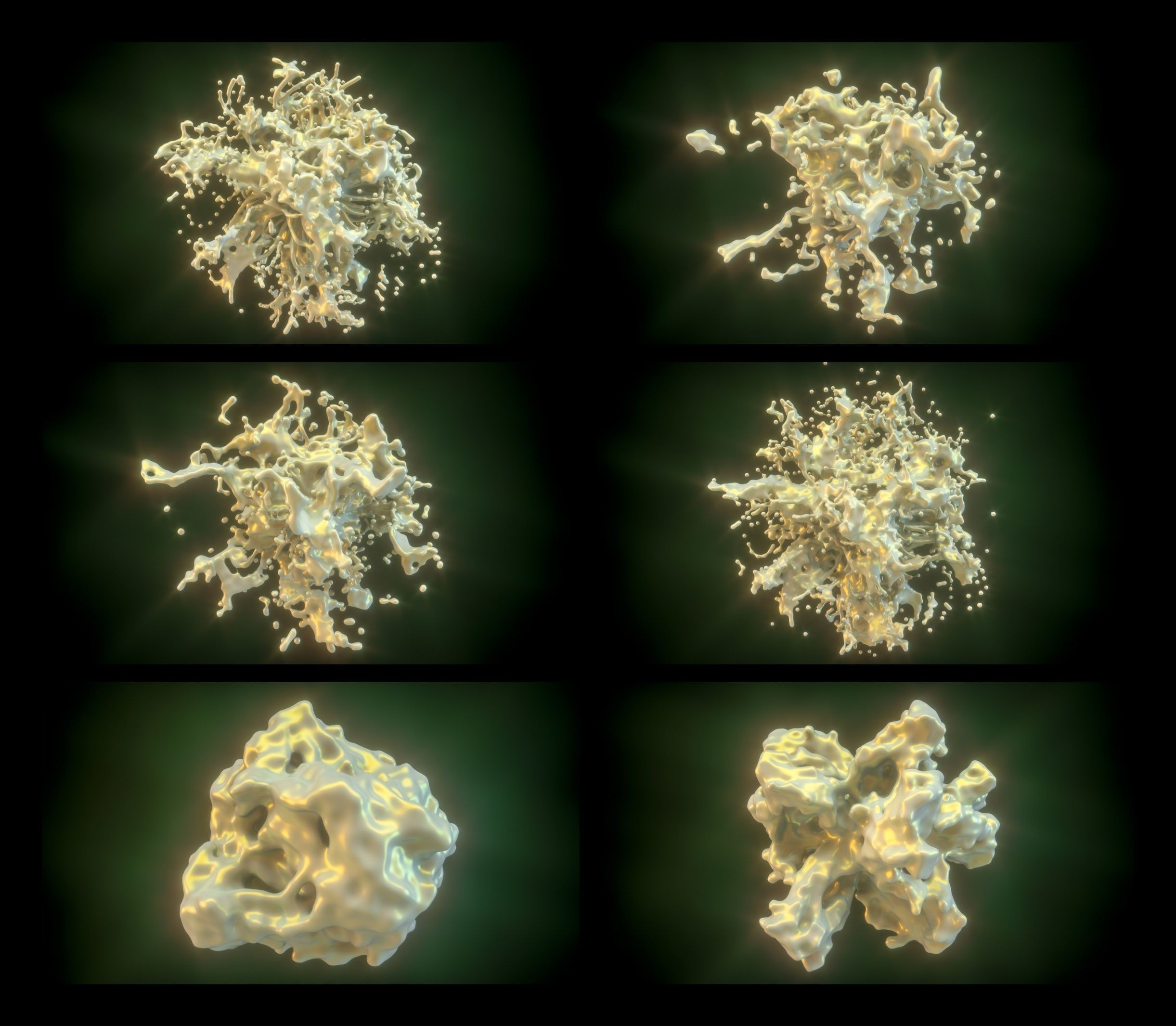 3D model liquid explosion | CGTrader