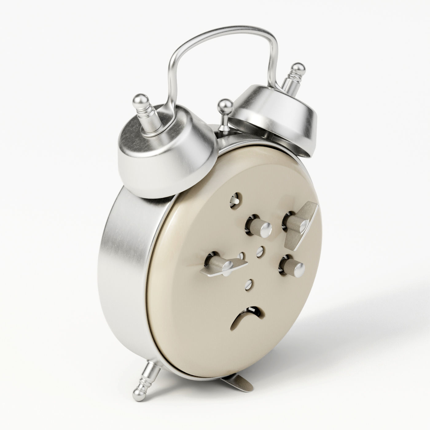 Pecking Chicken Wind Up Alarm Clock 3D model | CGTrader