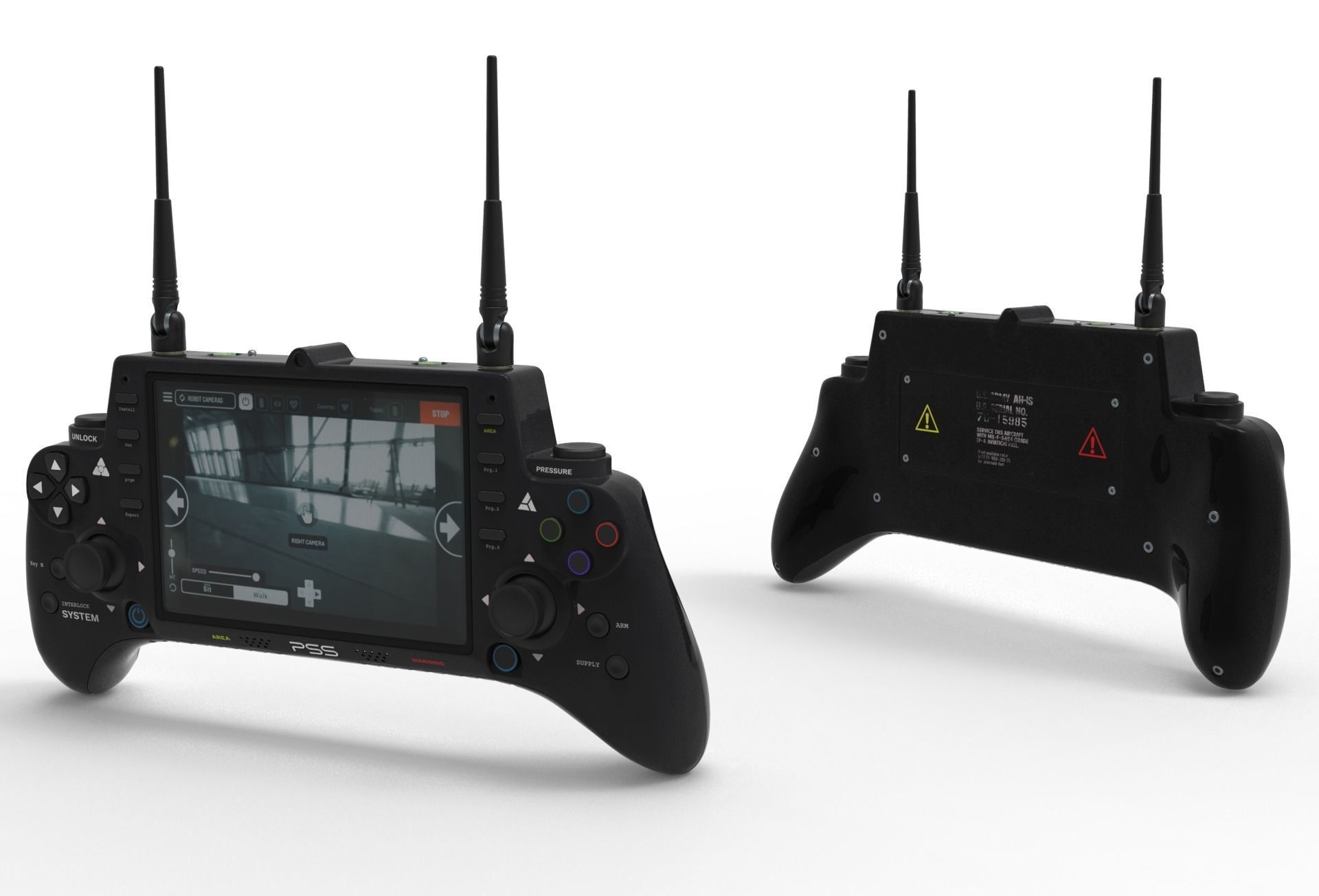 Robot Remote Control 3D model | CGTrader