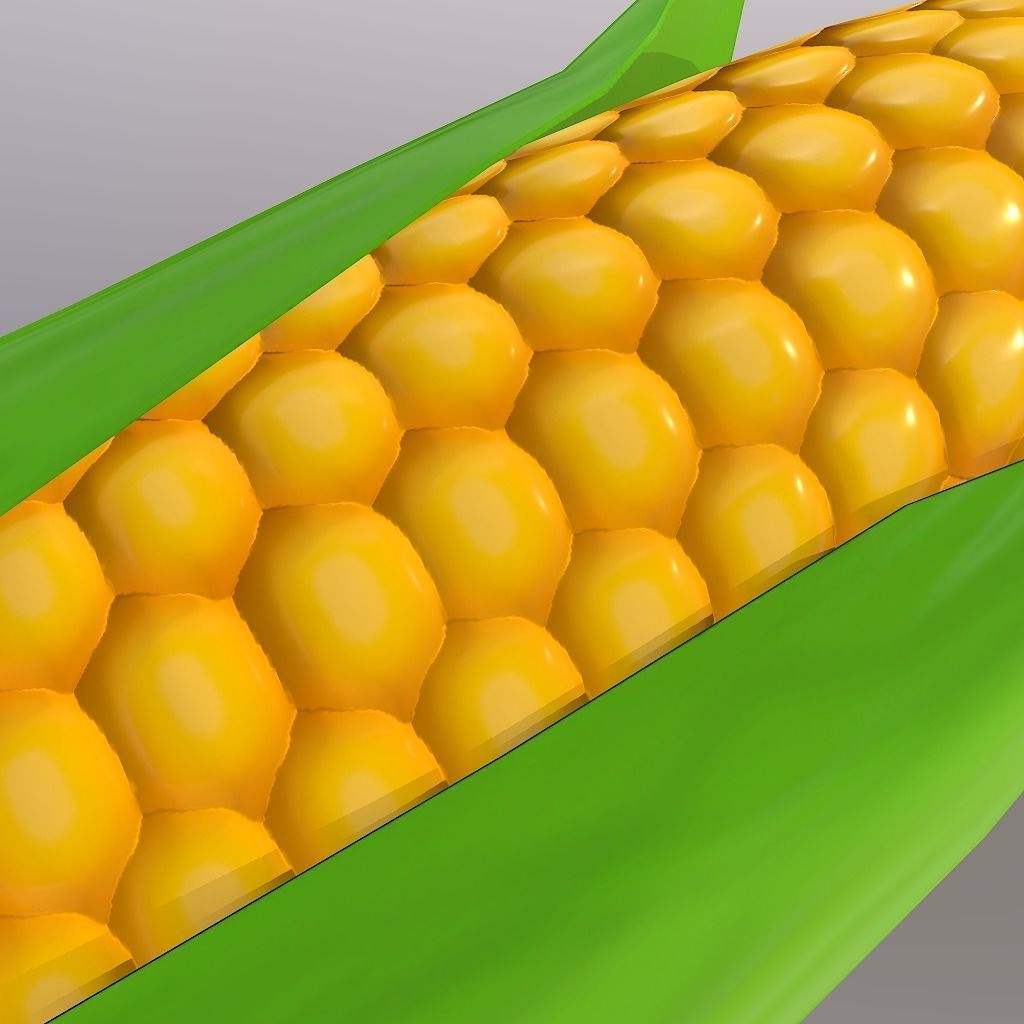 3D model Corn lowpoly 3d model VR / AR / low-poly | CGTrader
