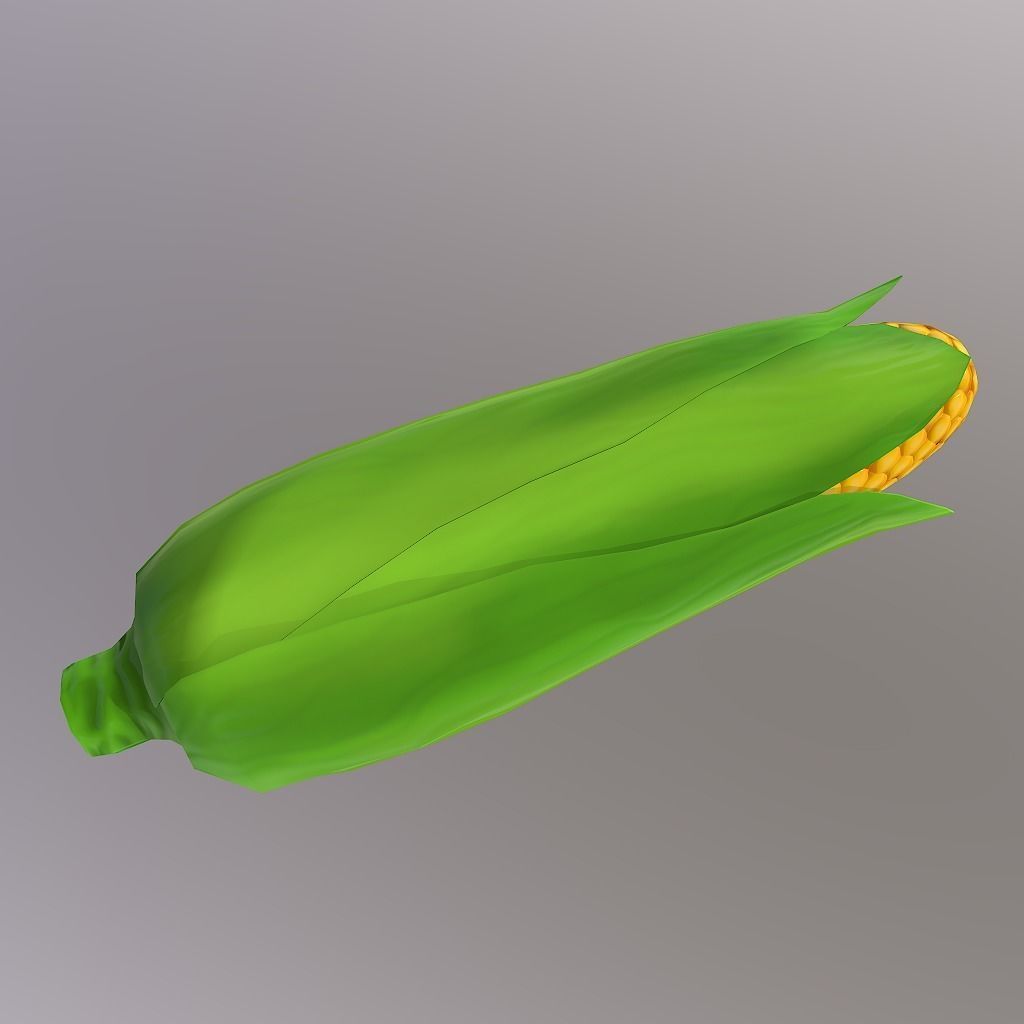 3D model Corn lowpoly 3d model VR / AR / low-poly | CGTrader