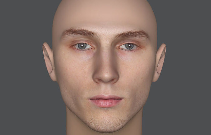 Machine Gun Kelly Face 3D model | CGTrader