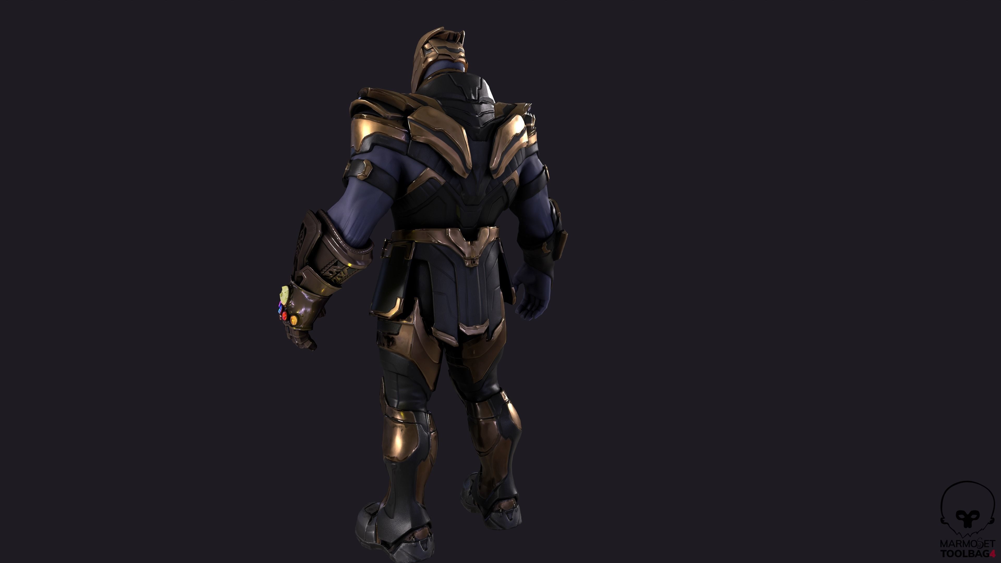 3D model Thanos VR / AR / low-poly | CGTrader