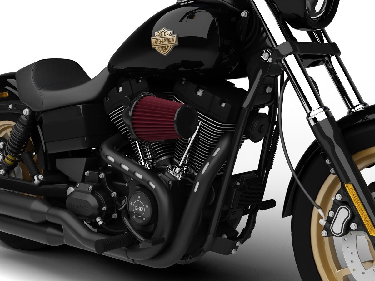 Harley-Davidson FXDL Dyna Low Rider S 2016 3D model | CGTrader