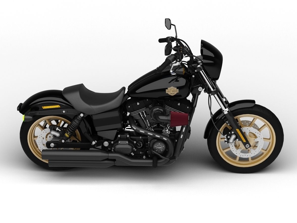 Harley-Davidson FXDL Dyna Low Rider S 2016 3D model | CGTrader