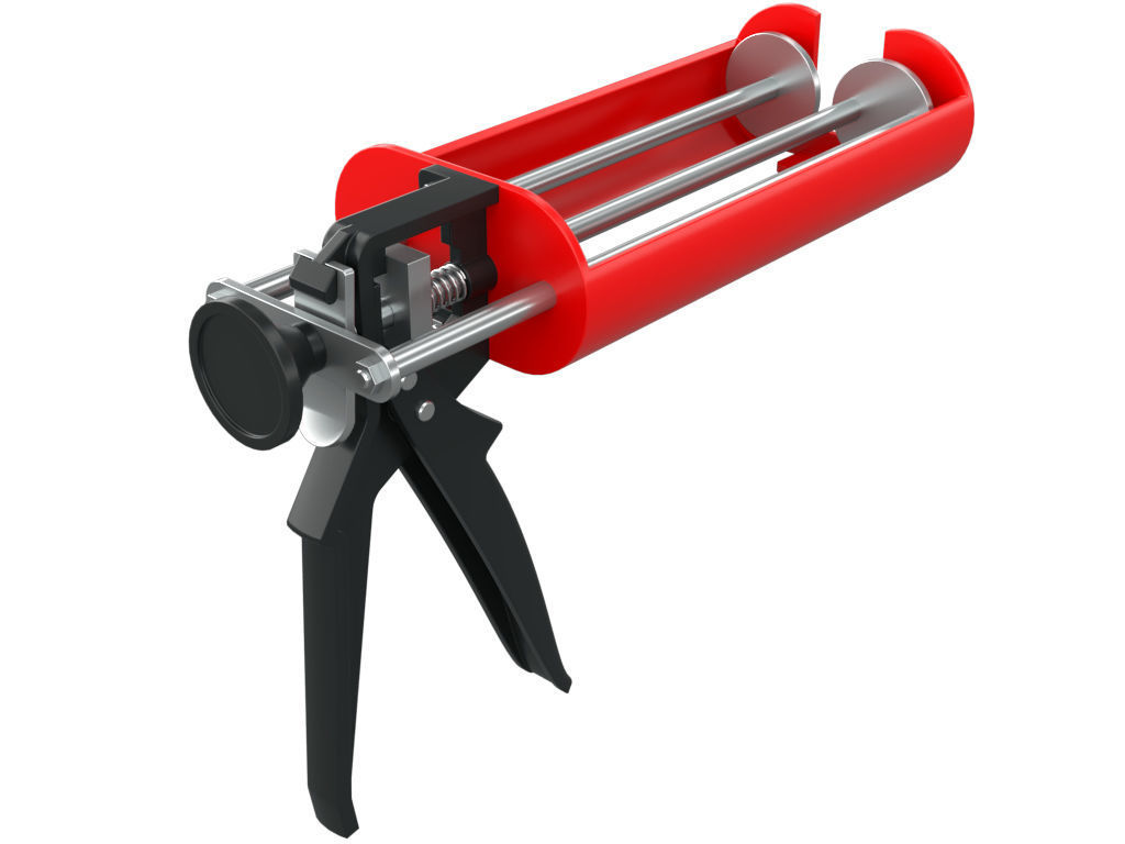 Dual Epoxy Gun 3D model | CGTrader