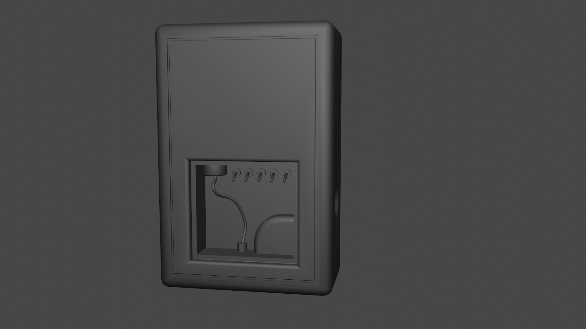 3D model 3D Electrical Box VR / AR / low-poly | CGTrader