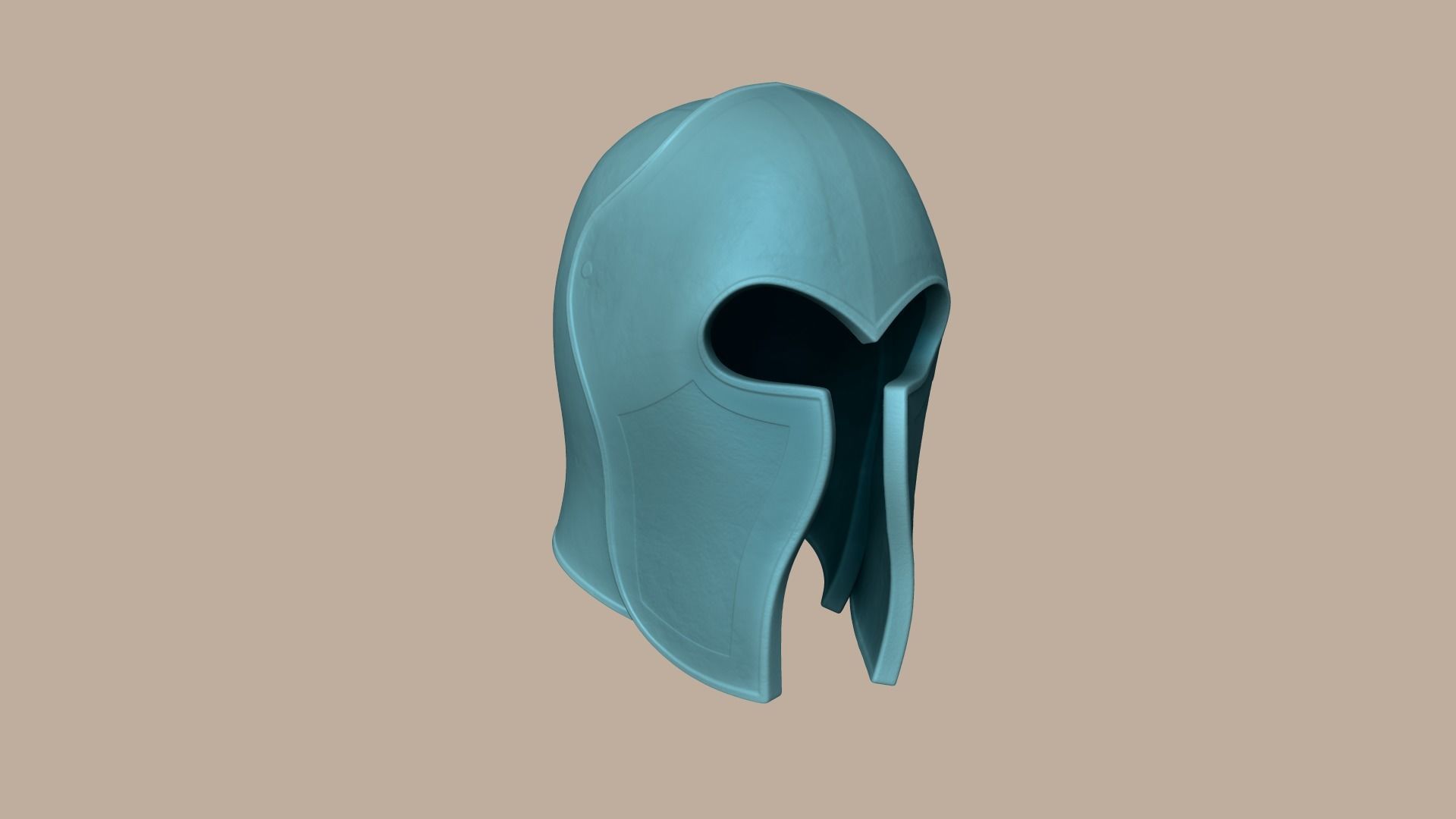 3D model Bronze Rust Medieval Helmet - Character Design VR / AR / low ...