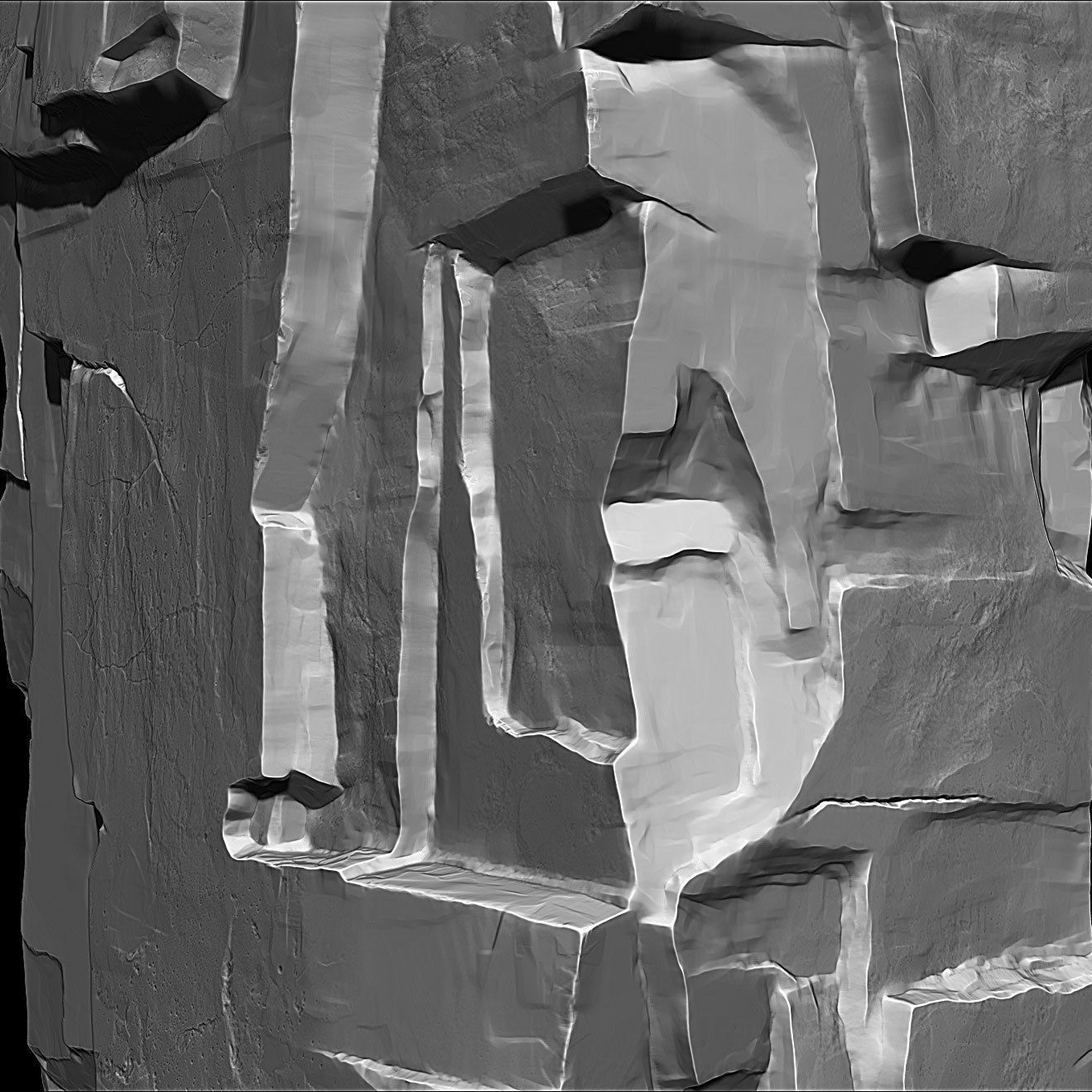 High Poly Rock stone sculpture 3D model | CGTrader