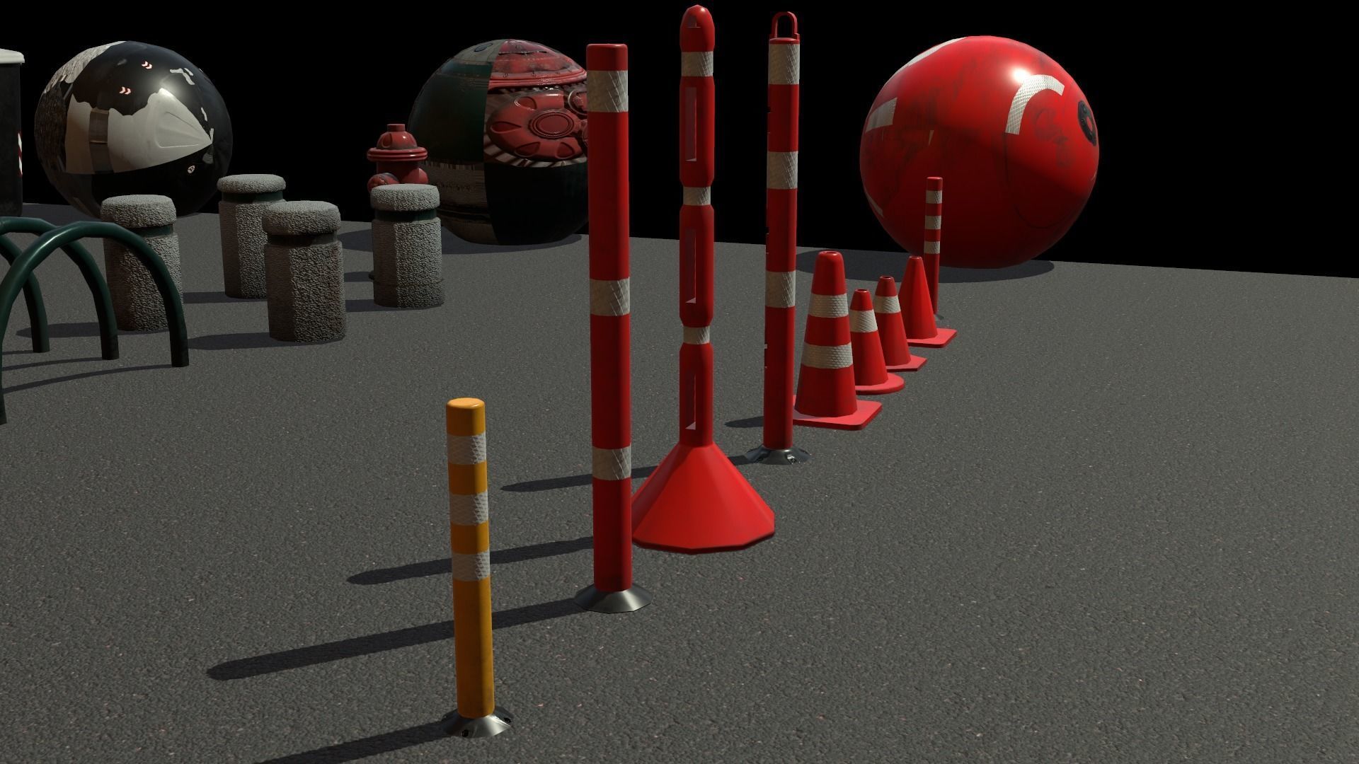 3D model Assets low poly city realistic VR / AR / low-poly | CGTrader