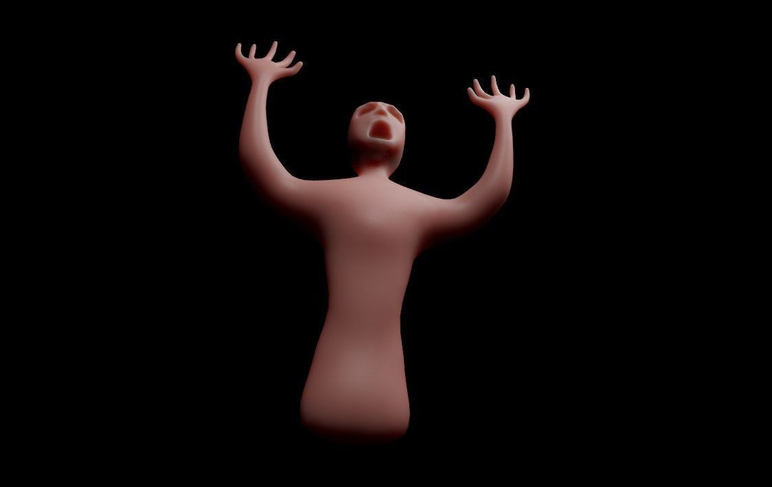 Wall Monster - Phantom 3D model | CGTrader