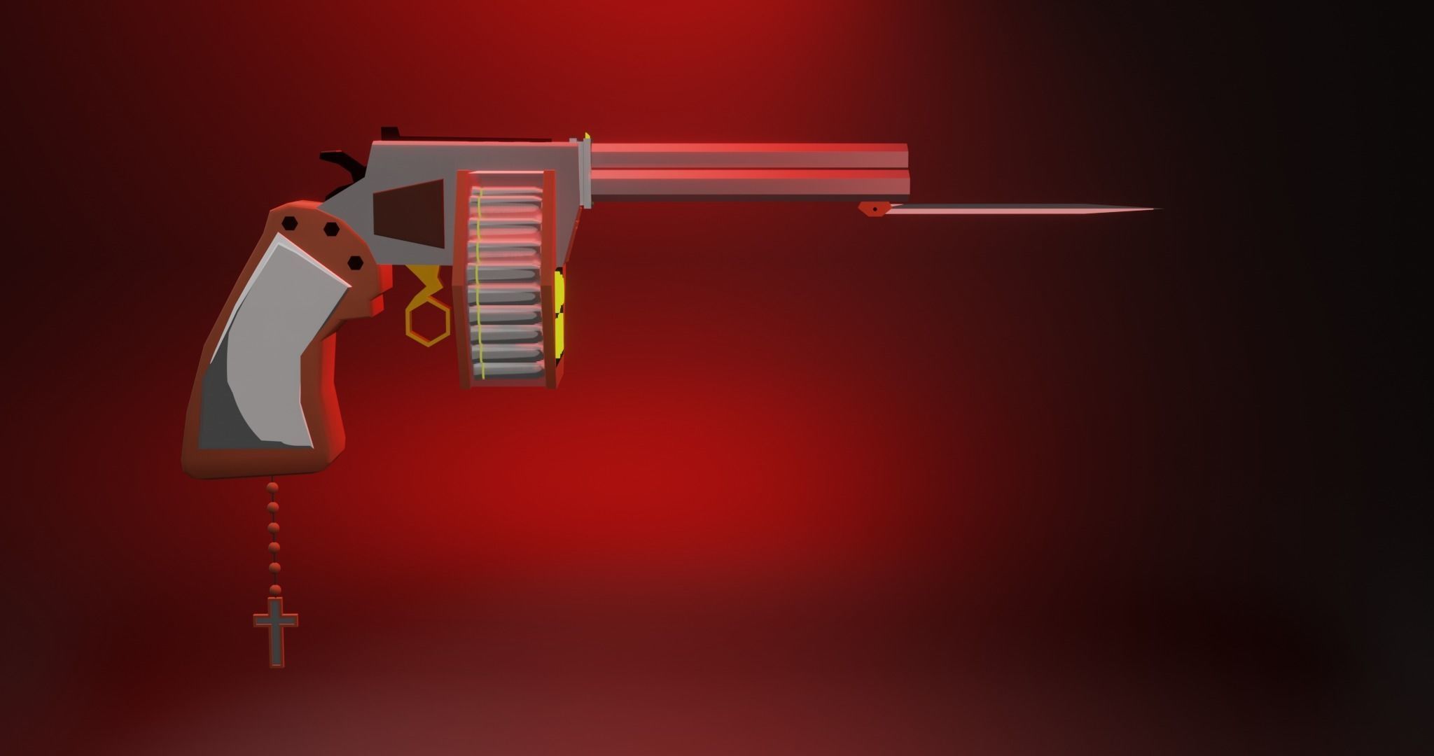 Holy Revolver free 3D model | CGTrader