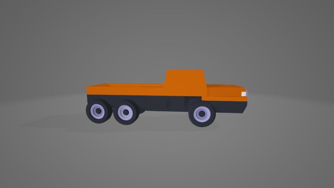 3D model pack low poly pickup VR / AR / low-poly | CGTrader