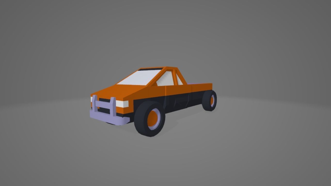 3D model pack low poly pickup VR / AR / low-poly | CGTrader