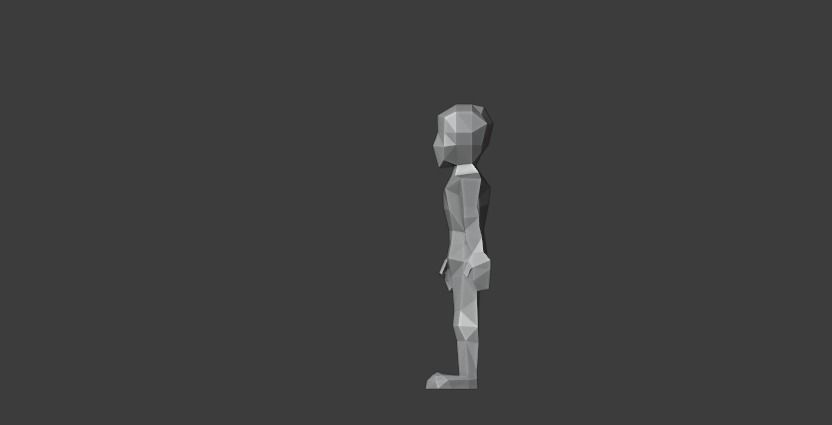 Low Poly Character -Rigged- free VR / AR / low-poly 3D model rigged ...
