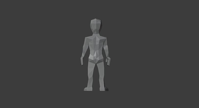 Low Poly Character -Rigged- free VR / AR / low-poly 3D model rigged ...