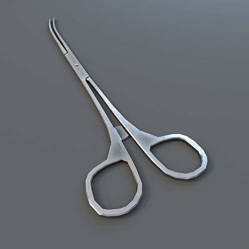 forceps scissors 3D model | CGTrader