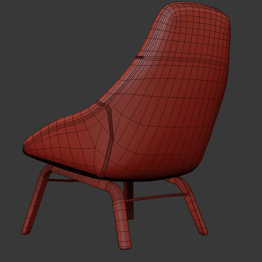 Naughtone Always Lounge Chair 3D model | CGTrader