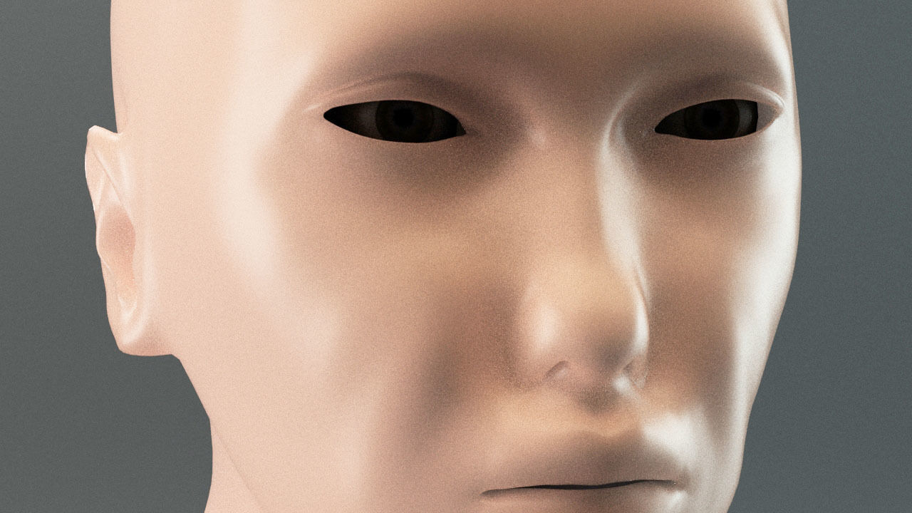 Synthetic humanoid female 3D model rigged | CGTrader