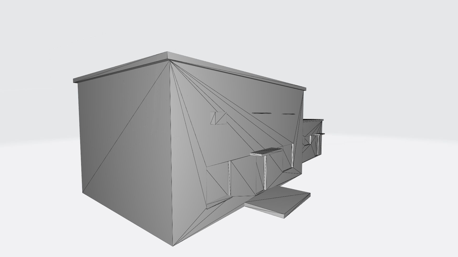 3D model Old industrial building VR / AR / low-poly | CGTrader