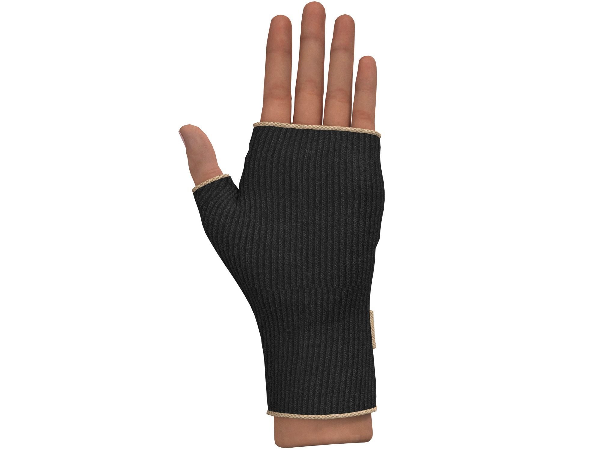 fingerless gloves 3D model | CGTrader