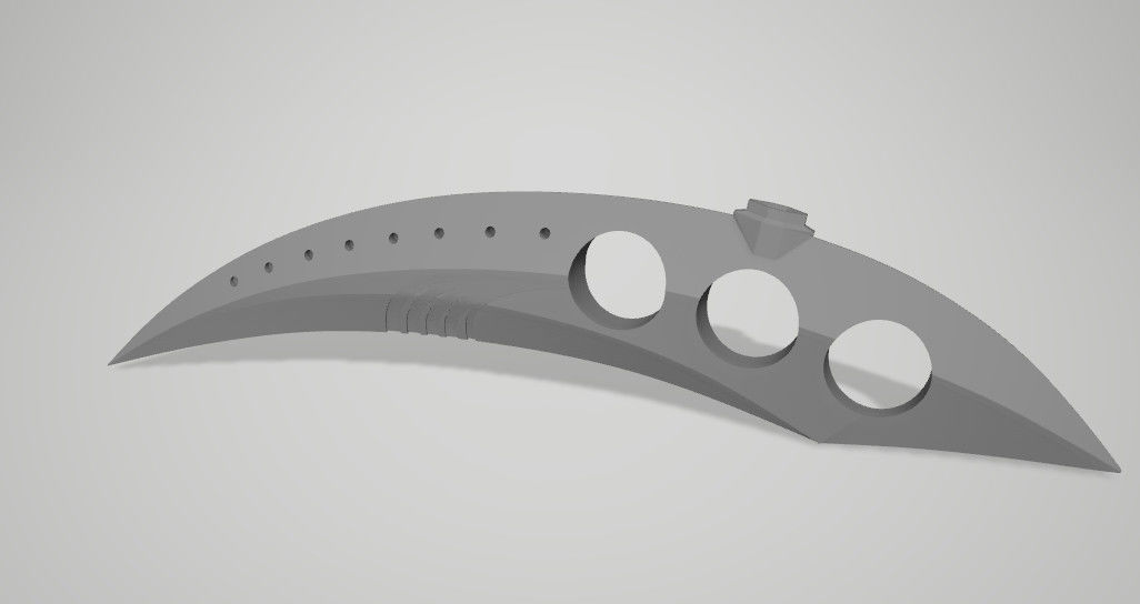 Zen aku flute dagger Power Rangers Wild Force 3D model 3D printable ...