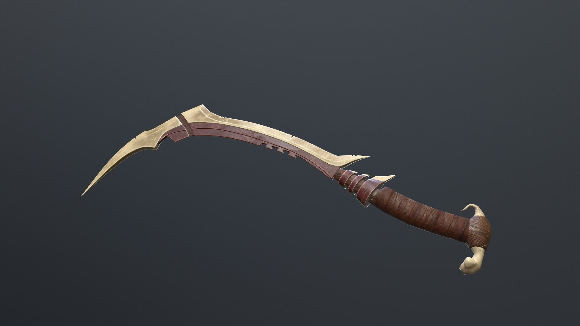 3D model Knife bones pbr Low-poly 3D model VR / AR / low-poly | CGTrader