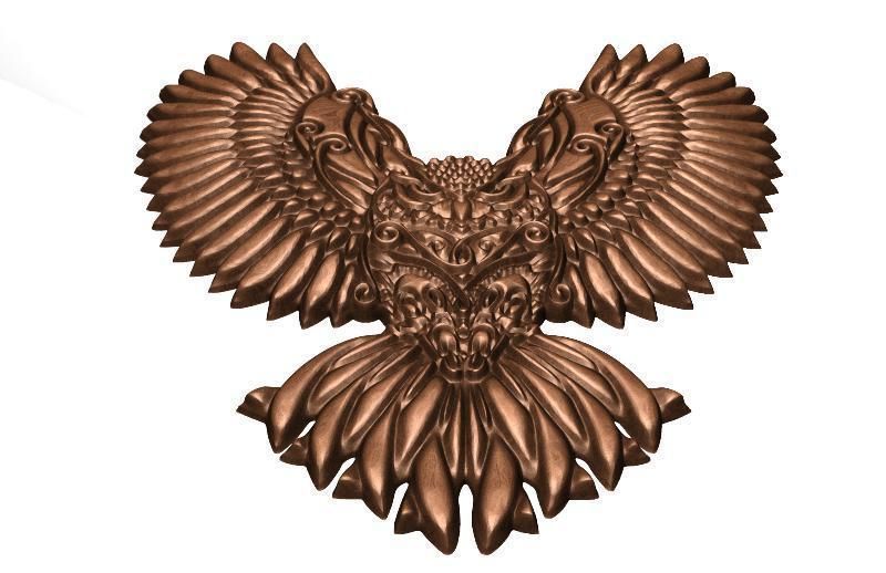 Owl CNC 4 3D model 3D printable | CGTrader