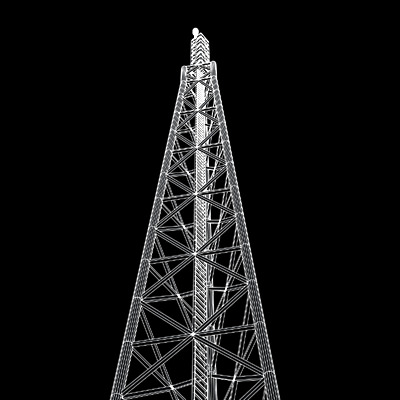 Radio Tower 3D model | CGTrader