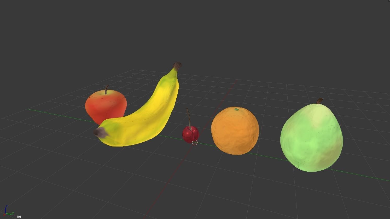 3D model Low-Poly Fruit Pack VR / AR / low-poly | CGTrader