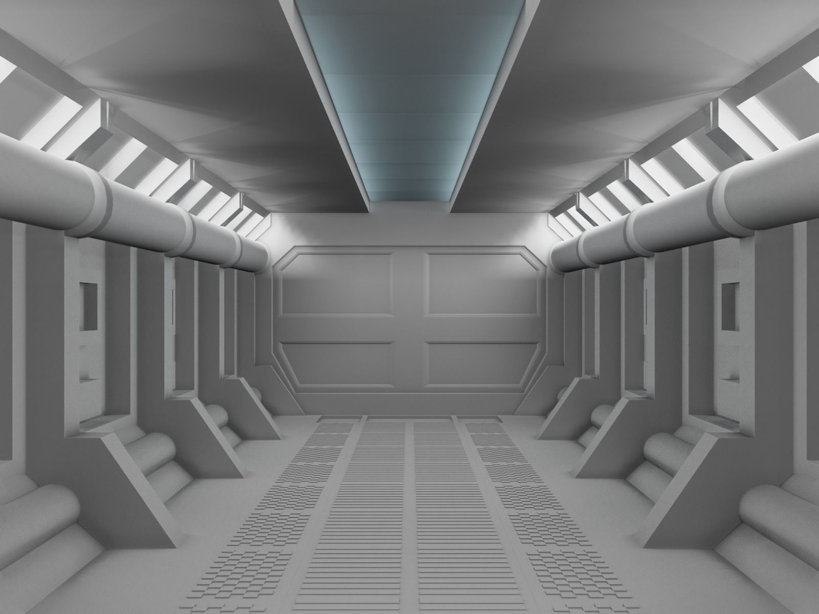 3D model Interior Spaceship for Film VR / AR / low-poly | CGTrader