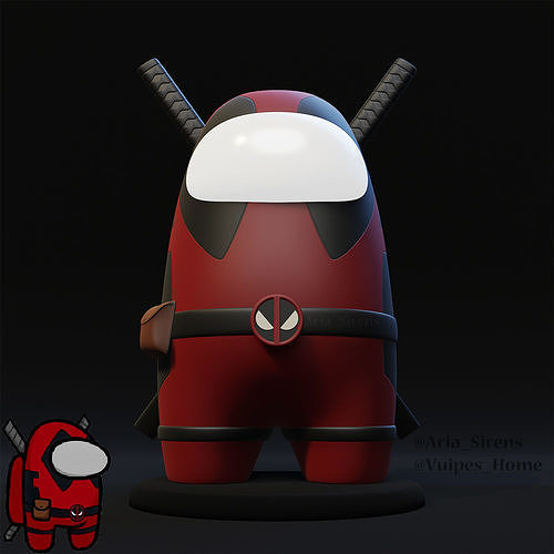Deadpool Among Us 3D model | CGTrader