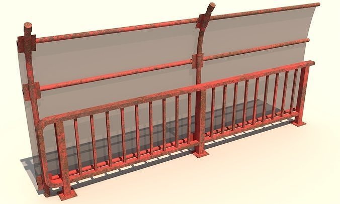 3D model Safety Railing VR / AR / low-poly | CGTrader