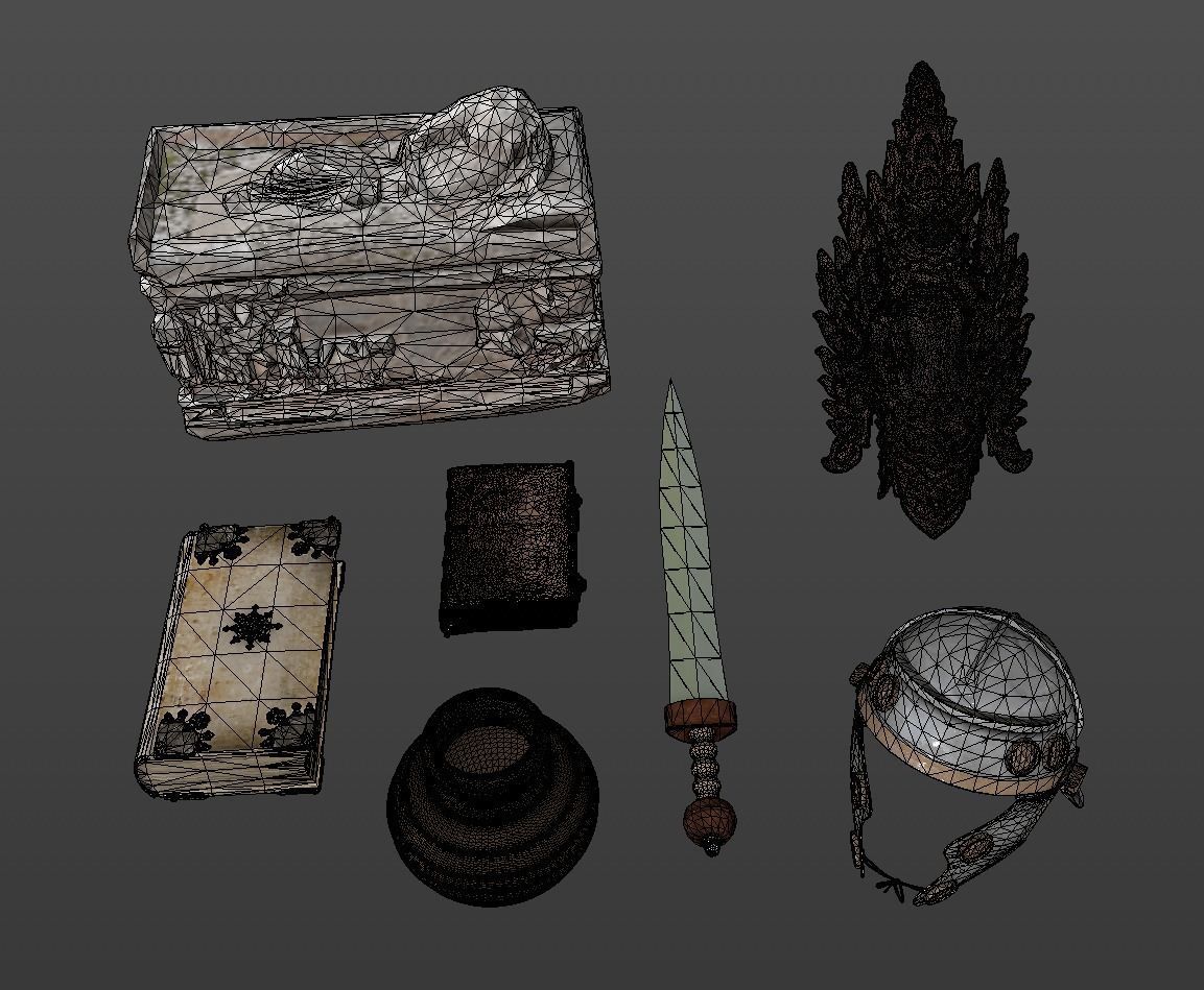 3D model Ancient Artifacts - 3D Scan - VR Game Ready VR / AR / low-poly ...