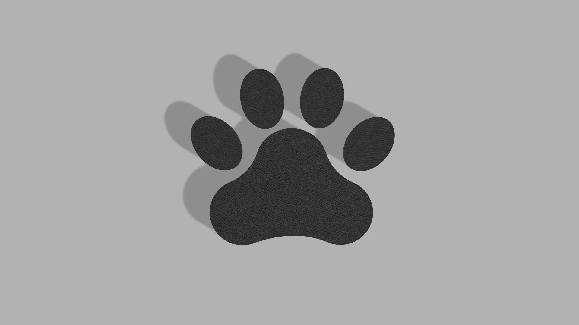 Dog paw 3D model 3D printable | CGTrader