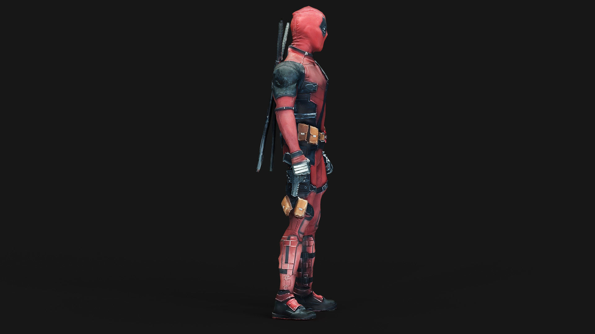3D model Deadpool 3d Model Scan VR / AR / low-poly | CGTrader