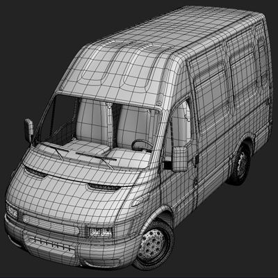 Delivery Van 3D model | CGTrader