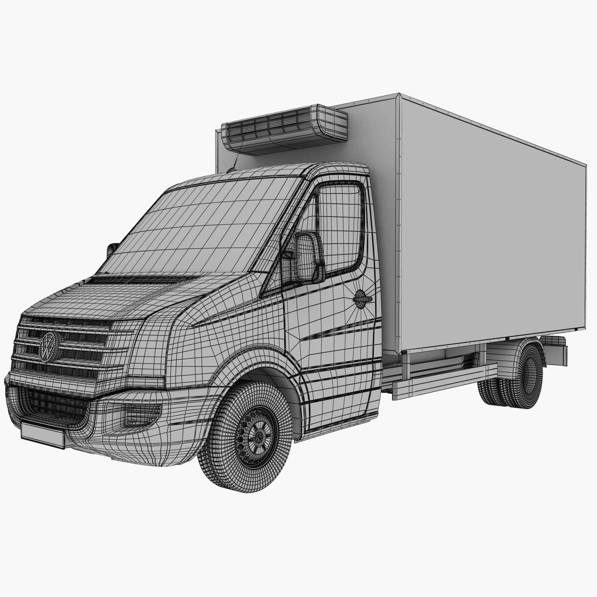 VW Crafter 50 Ref 3D model | CGTrader