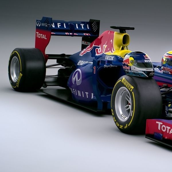 F1 2013 Infiniti Red Bull Racing RB9 3D model | CGTrader