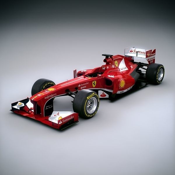 F1 2013 Scuderia Ferrari F138 3D model | CGTrader