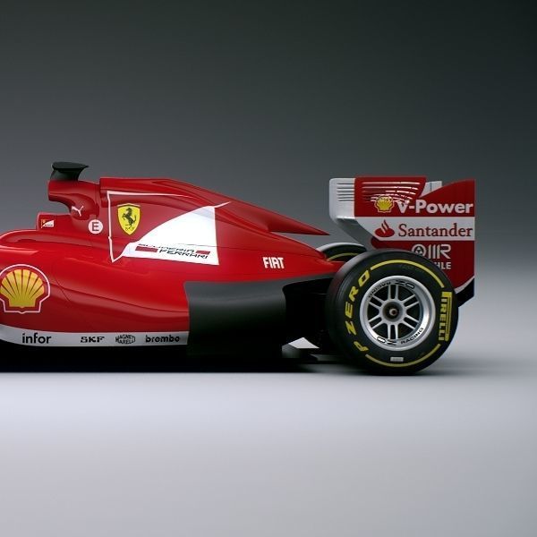 F1 2013 Scuderia Ferrari F138 3D model | CGTrader