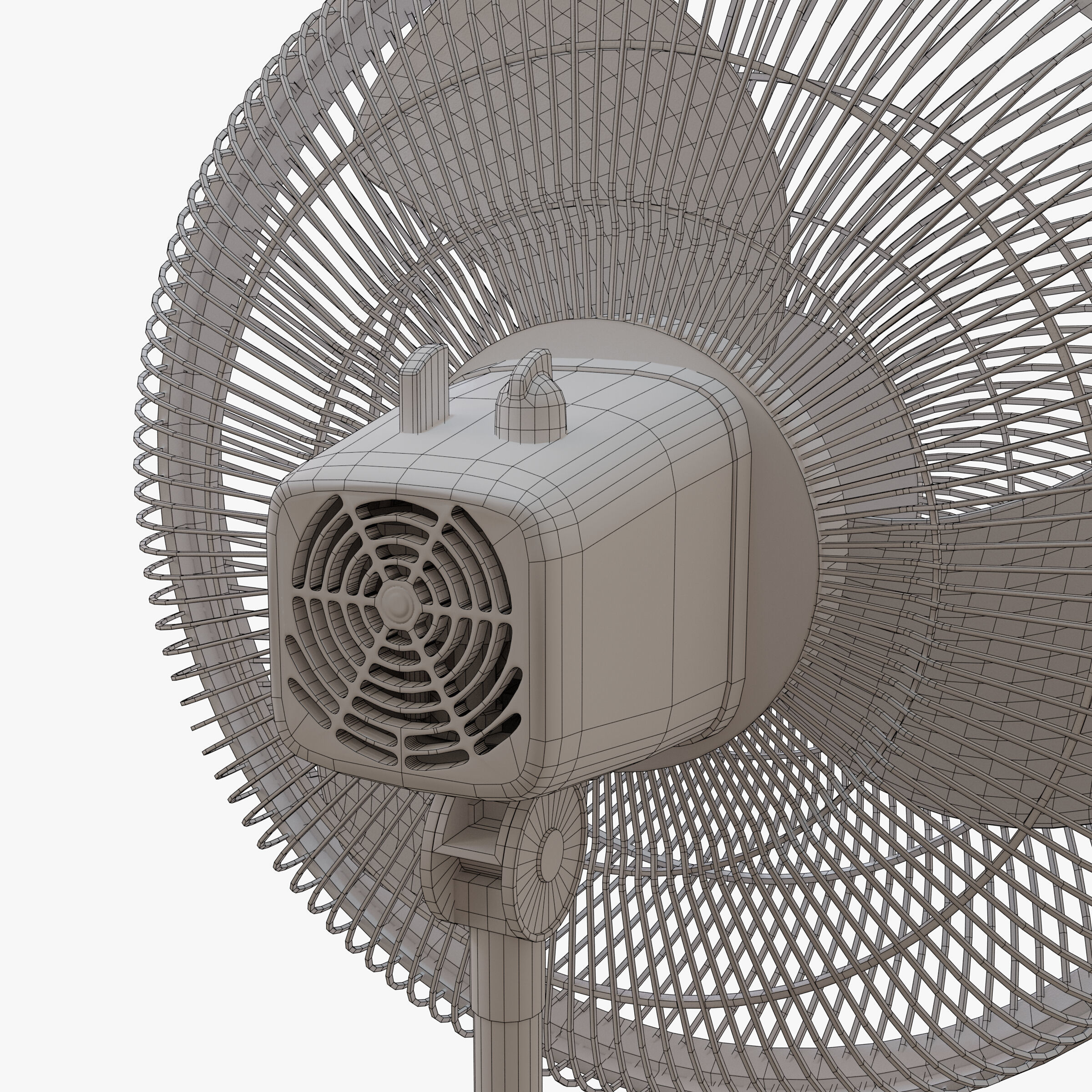 Oscillating Pedestal Fan free 3D model rigged | CGTrader