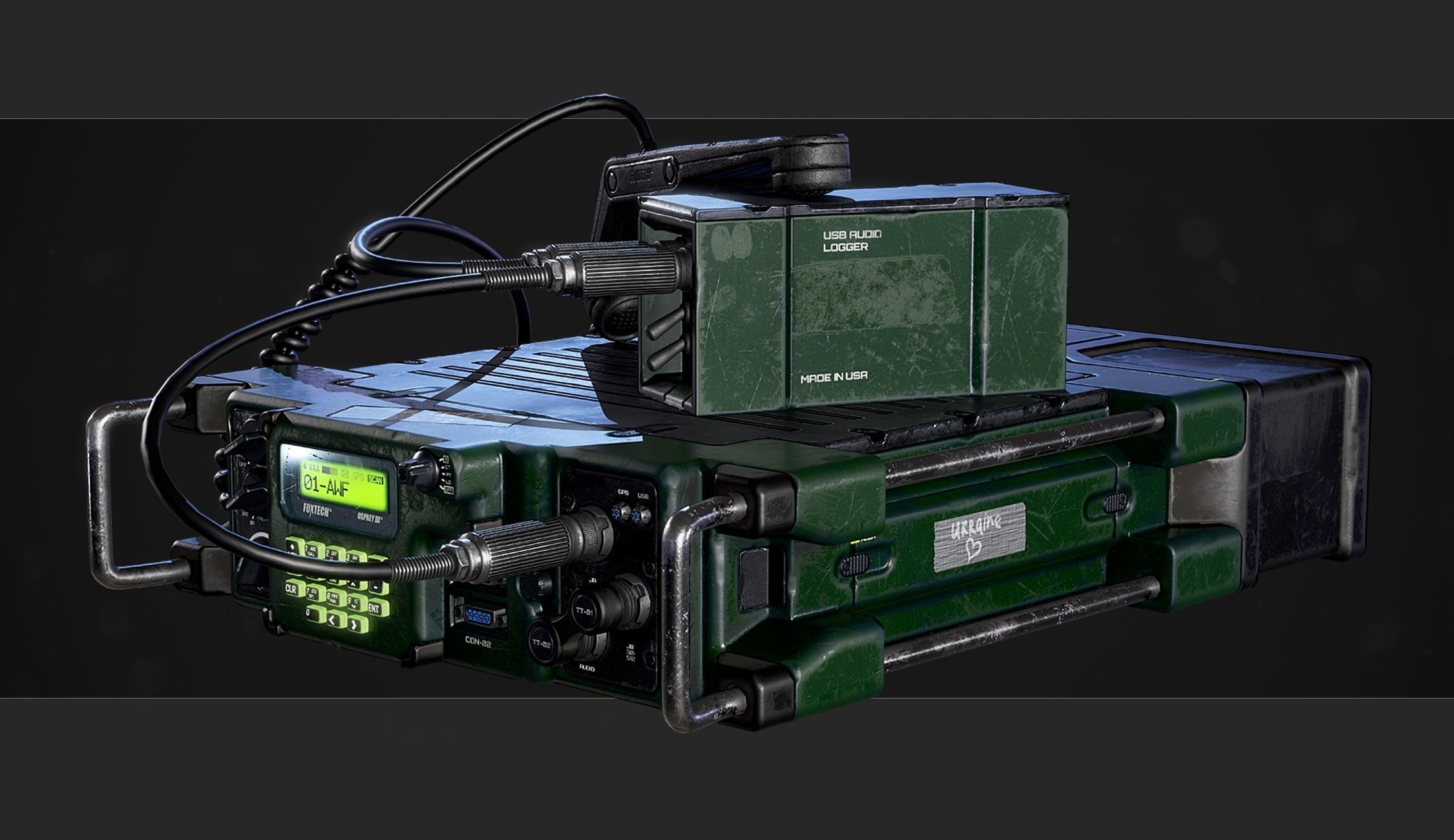 3D model Military Radio VR / AR / low-poly | CGTrader