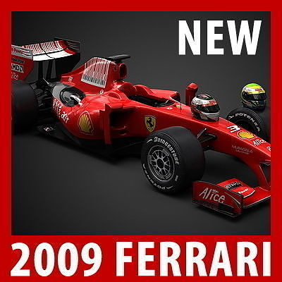 F1 2009 Ferrari F60 3D model | CGTrader