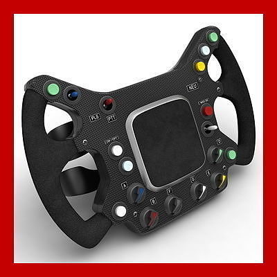 F1 Generic Steering Wheel 3D model | CGTrader