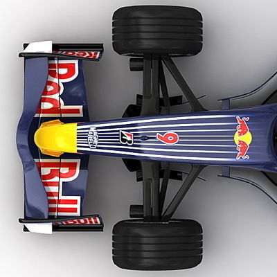 F1 2008 Red Bull RB4 3D model | CGTrader